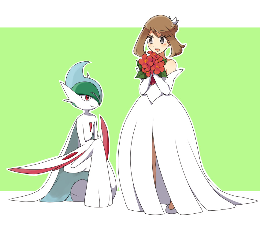 Safebooru - 1girl arm blade brown hair cape colored skin cosplay dress ...