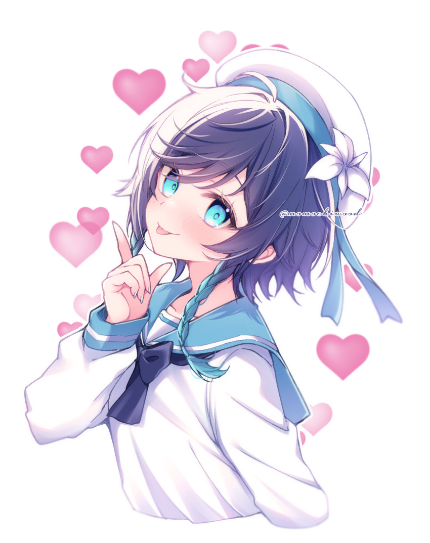 Safebooru - 1boy absurdres aqua eyes aqua hair black bow black bowtie black hair black ...