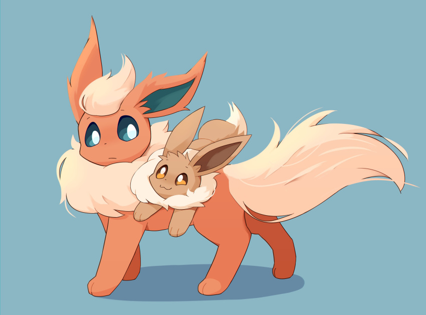 Safebooru - :3 absurdres animal focus animal hands blue background blue eyes bright pupils brown ...