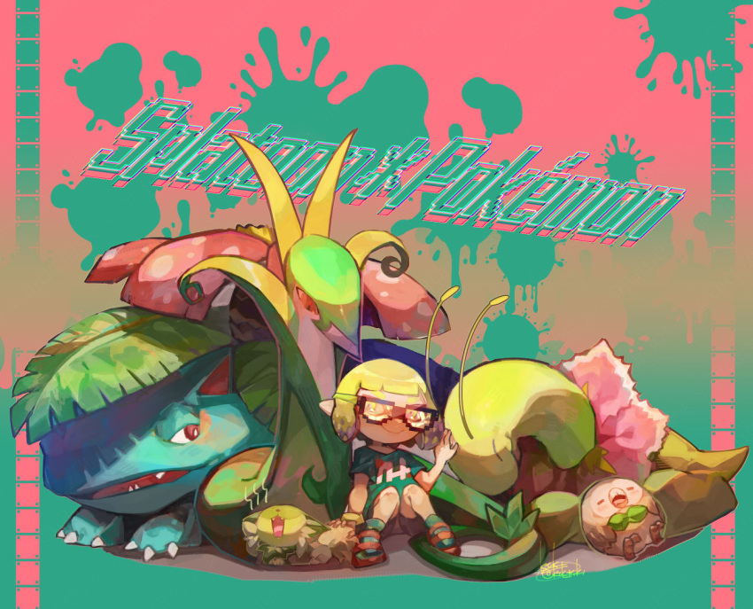 Safebooru - 1girl black-framed eyewear blonde hair closed mouth glasses ...