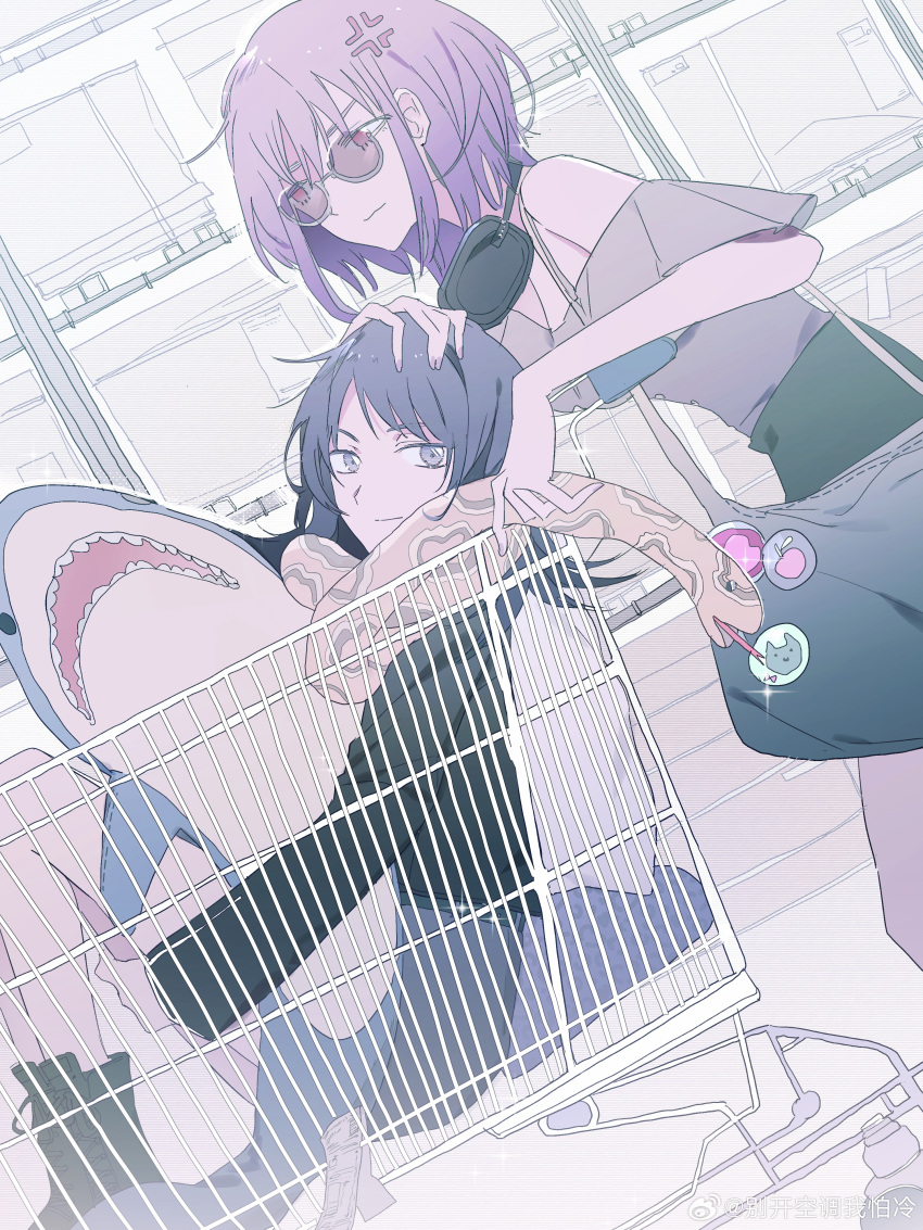 Safebooru - 2girls absurdres anger vein bang dream! bang dream! it's mygo!!!!! black hair black ...