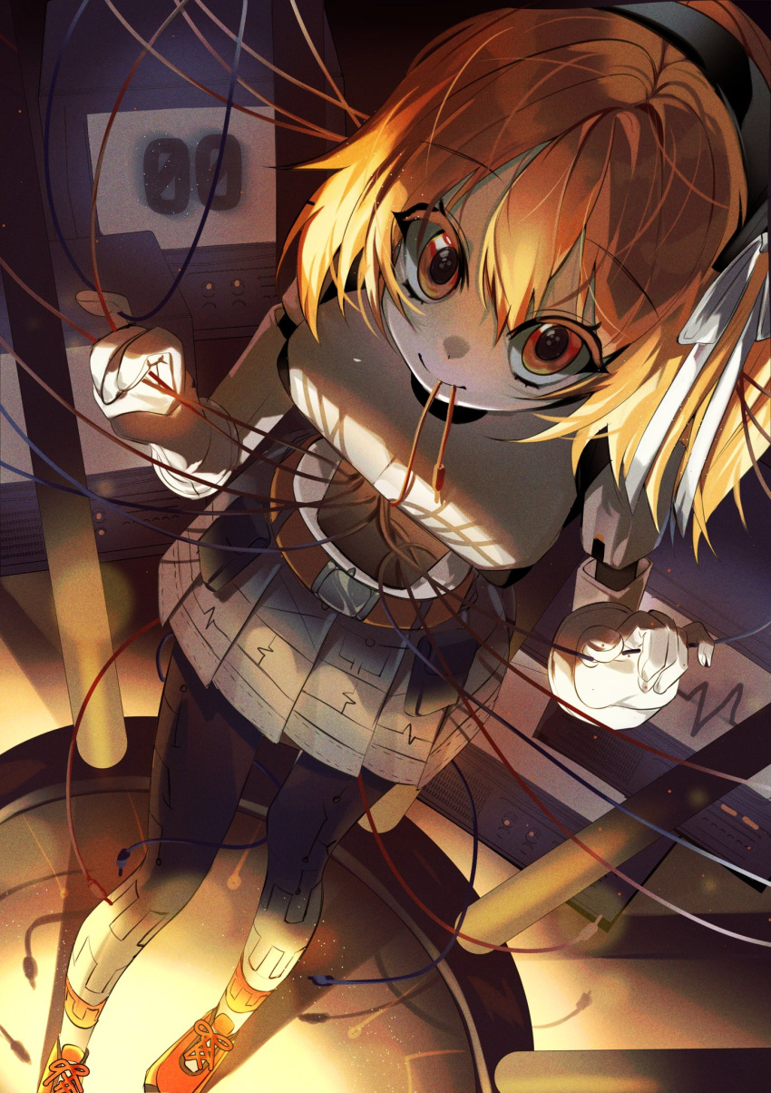 Safebooru - 1girl a.i. voice adachi rei android belt black hairband ...