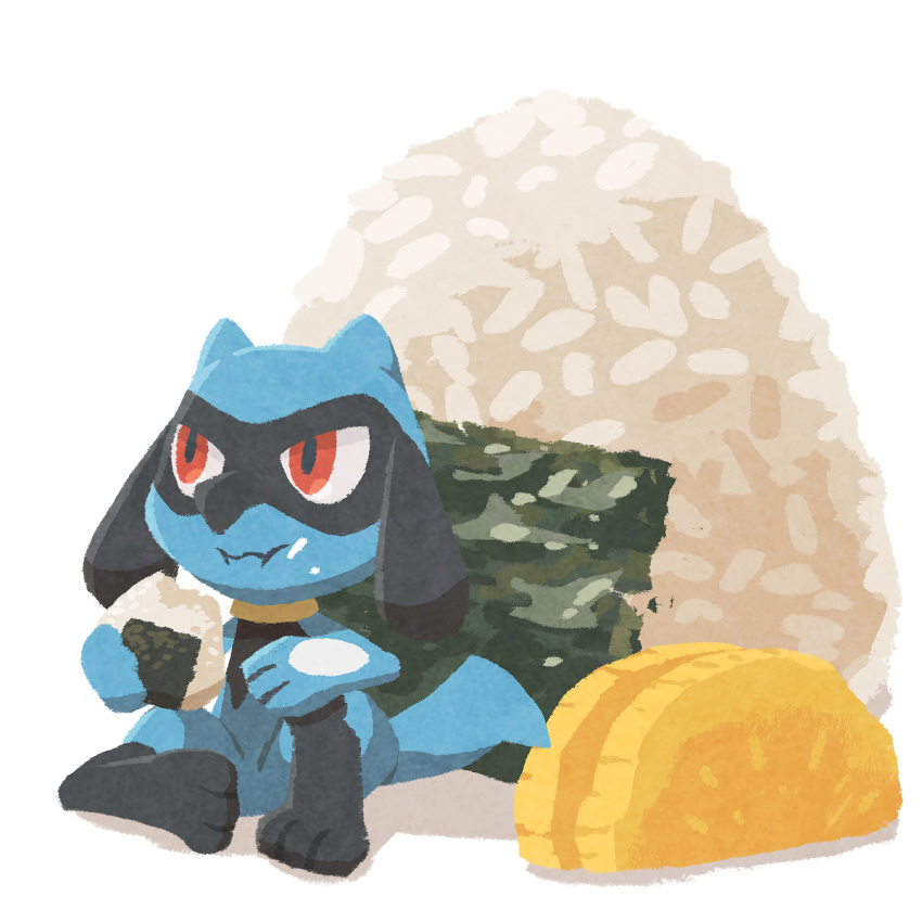 Safebooru - eating food food focus highres holding holding food miclot ...