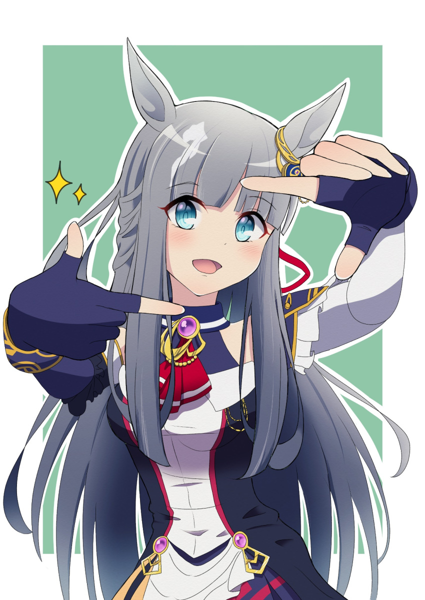 Safebooru - 1girl animal ears blue eyes blunt bangs blush breasts ...