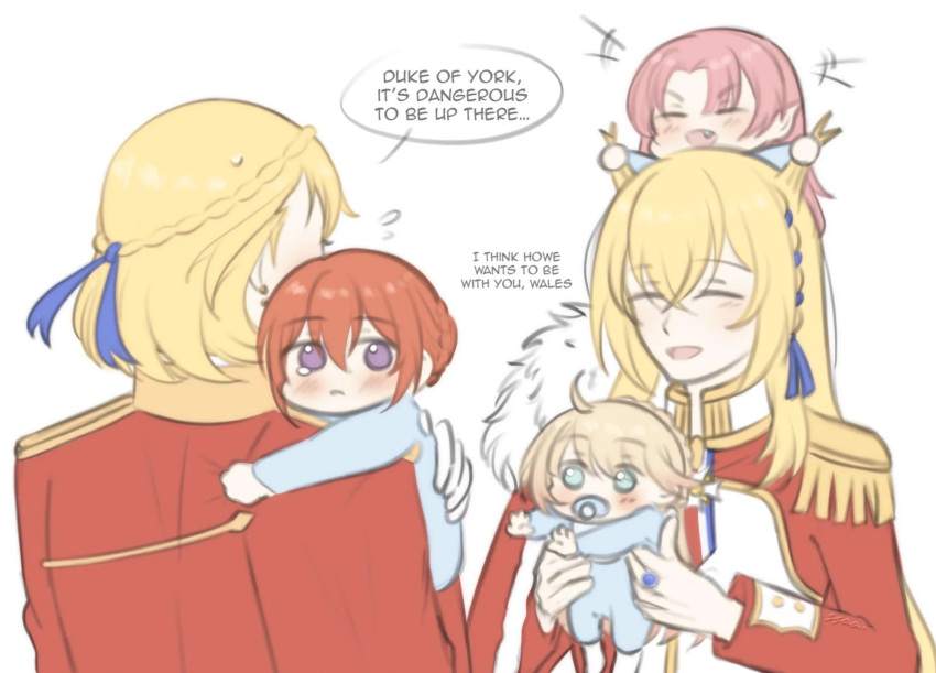 Safebooru - azur lane baby child duke of york (azur lane) howe (azur ...