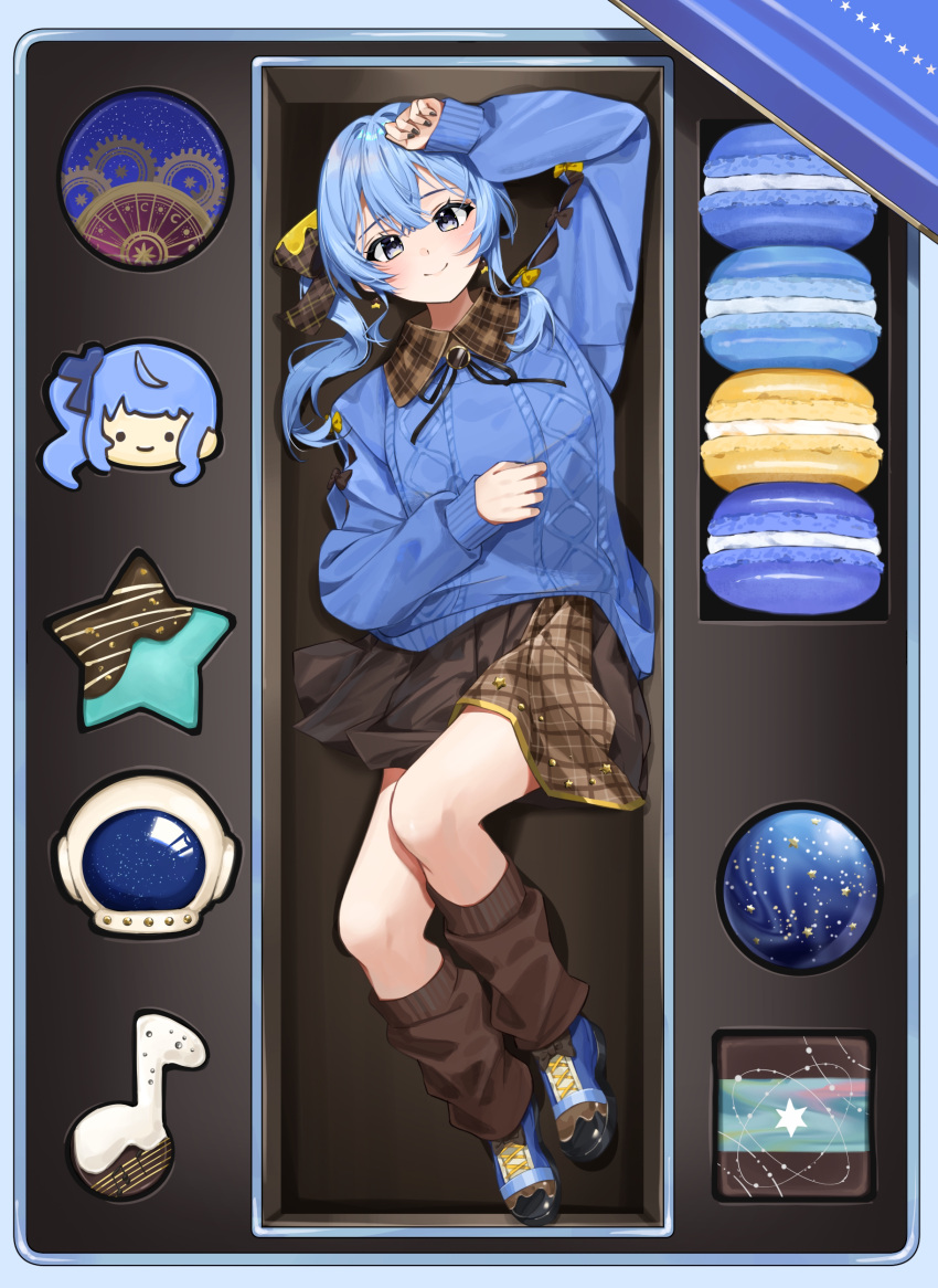 Safebooru - 1girl absurdres alternate costume amesui arm up asymmetrical clothes black nails ...