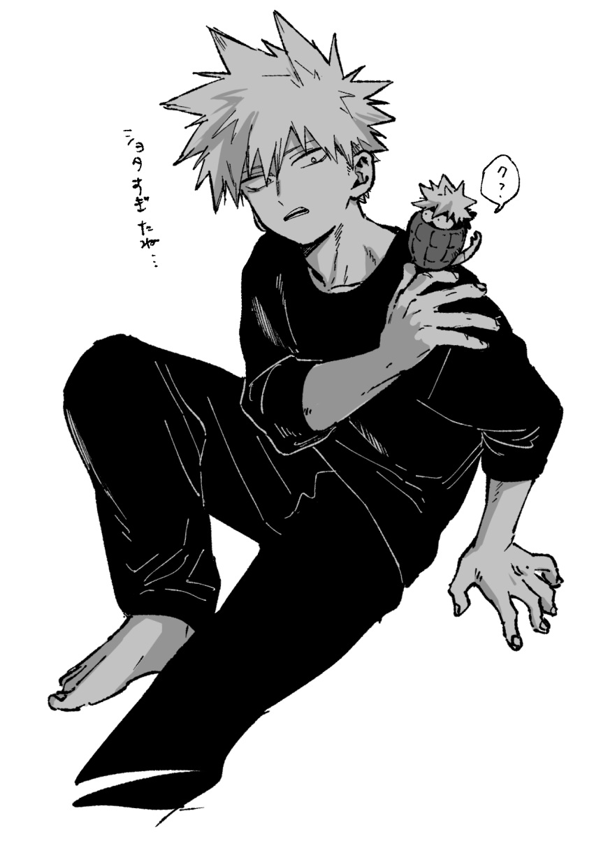 Safebooru - 1boy arm up bakugou katsuki boku no hero academia ...