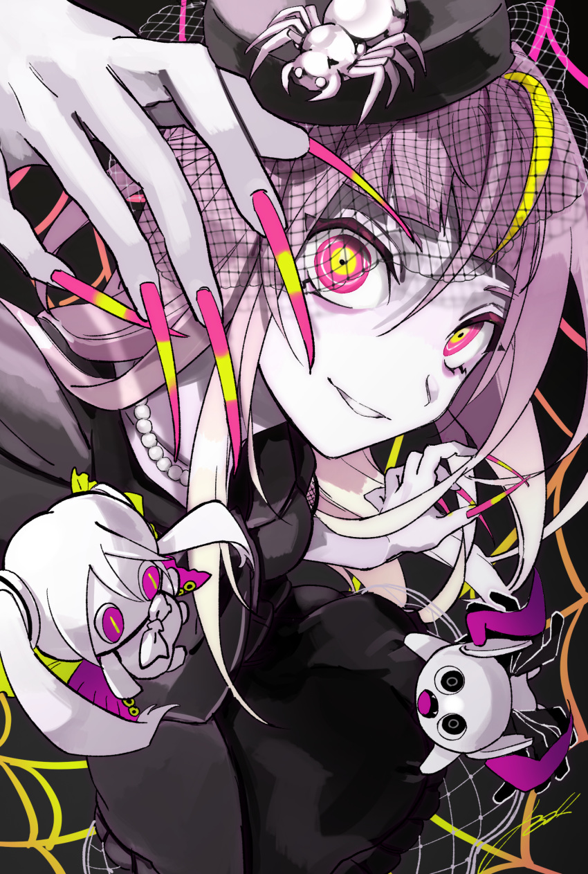 Safebooru - 2girls 3girls aimaina blunt bangs bow bug butterfly wings ...