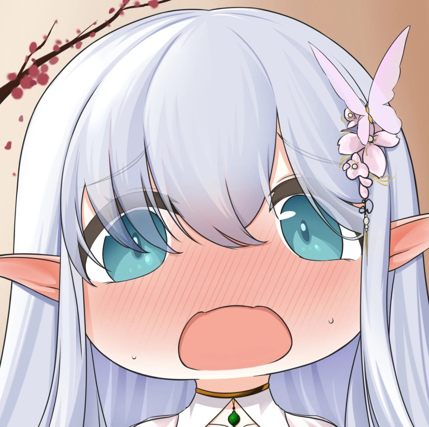 Safebooru - 1girl albion (azur lane) azur lane blush embarrassed long hair pointy ears quancy ...