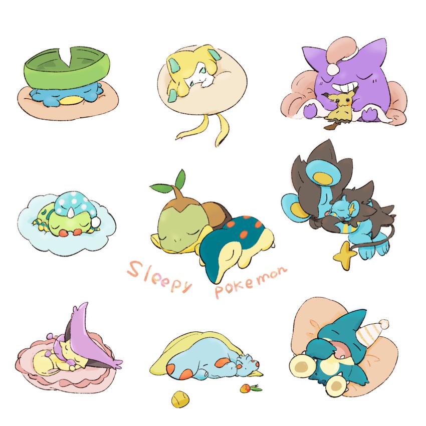 Safebooru - berry (pokemon) blanket closed eyes closed mouth cyndaquil ...