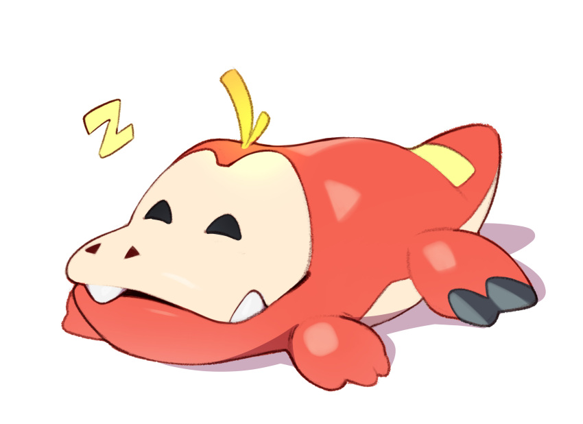 Safebooru - absurdres closed eyes combos & doodles fuecoco highres ...