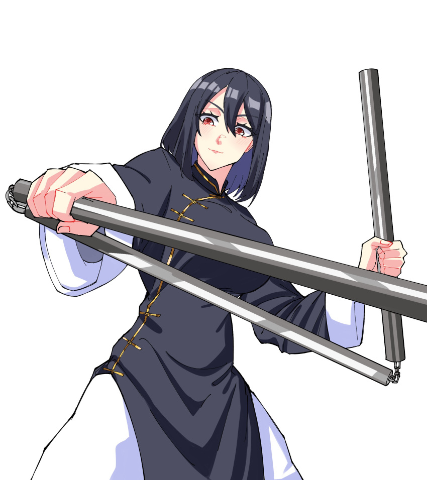 Safebooru - absurdres china dress chinese clothes dress fighting fighting stance highres ...