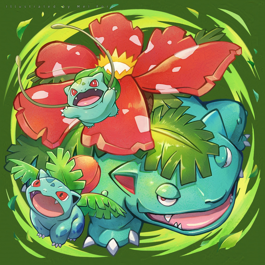 Safebooru - all fours artist name blue skin bulbasaur colored skin ...