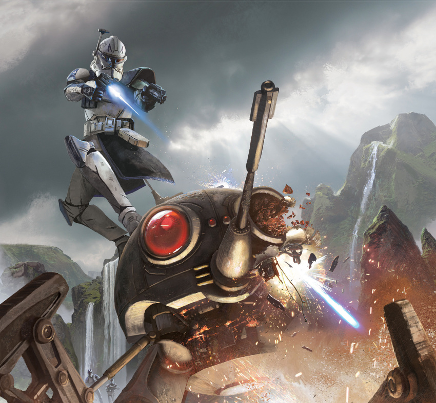 Safebooru - 1boy 1other armor blake rottinger captain rex clone trooper ...