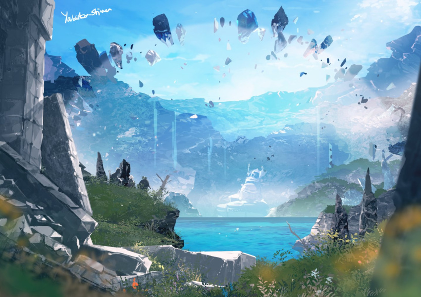 Safebooru - blue sky clouds cloudy sky day fern final fantasy final ...