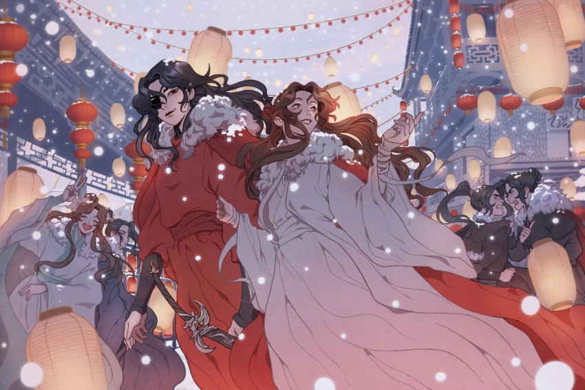 Safebooru - 6+boys angry architecture bandaged arm bandages black hair brown eyes brown hair ...