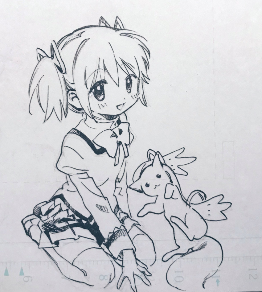 Safebooru - 1girl bow bowtie collared shirt commentary full body ...