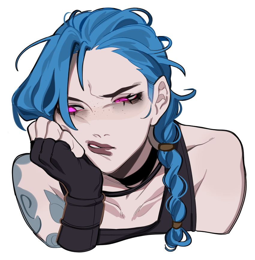 Safebooru 1girl Absurdres Arcane League Of Legends Arcane Jinx Arm