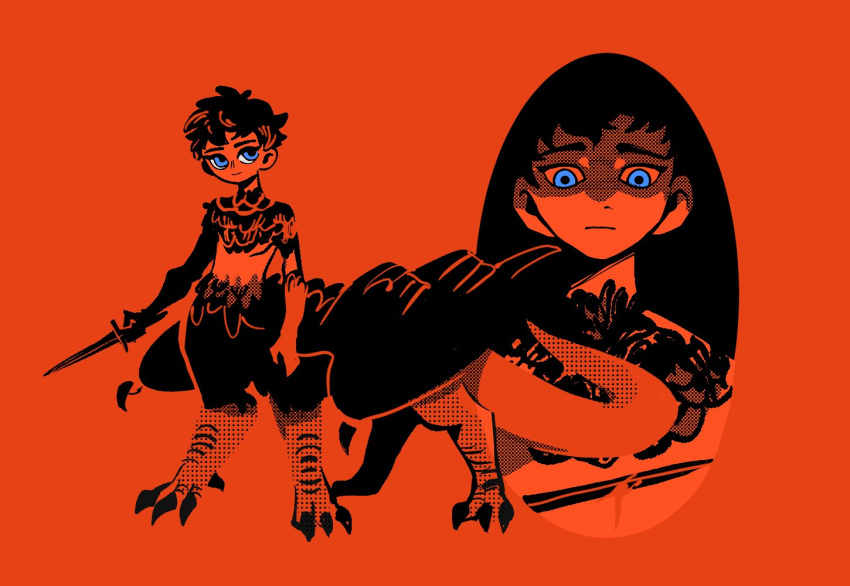 Safebooru - 1boy black feathers black hair black wings blue eyes bxnke ...