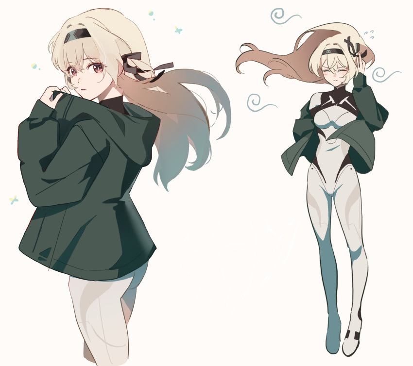 Safebooru - 1girl black hairband blue pupils bodysuit firefly (ar-26710) (honkai: star rail ...