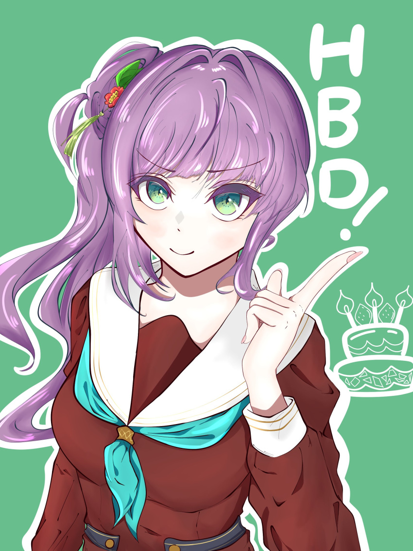 Safebooru - 1girl absurdres amaagi birthday cake blue neckerchief ...