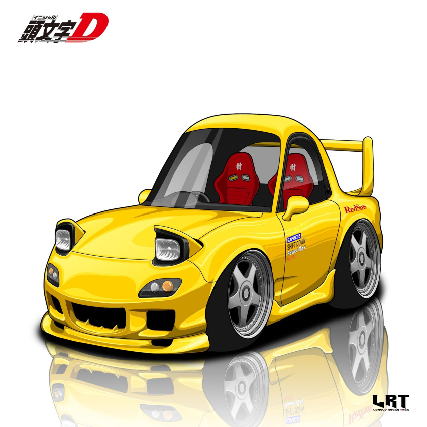 Safebooru - chibi chinese commentary highres initial d logo mazda mazda ...