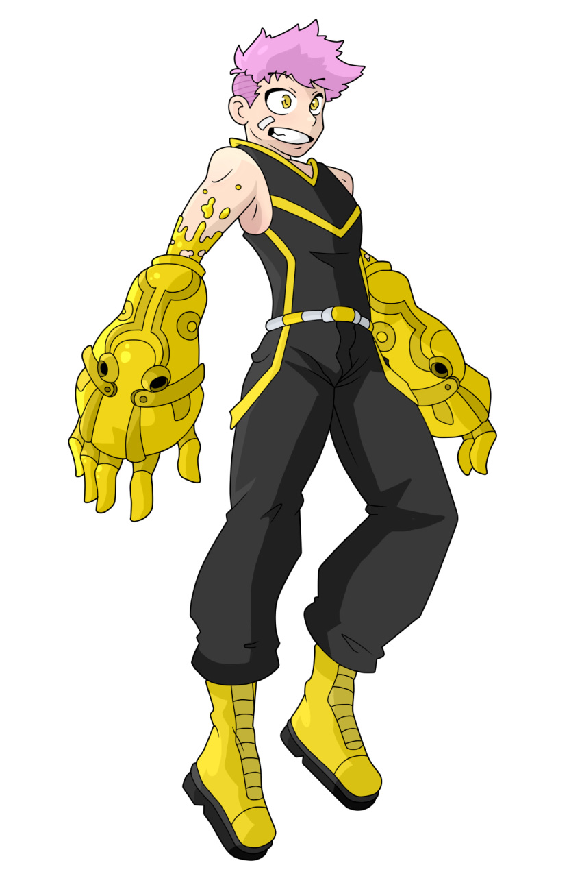 Safebooru - boku no hero academia gauntlets gold hero hero clothes ...