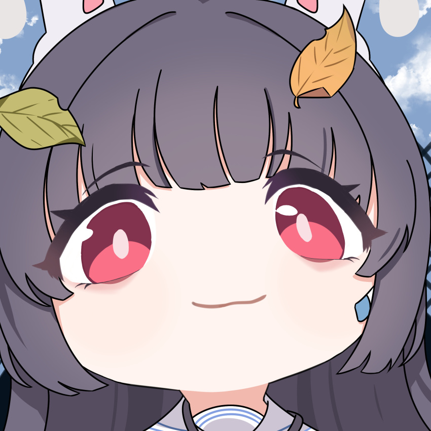 Safebooru - 1girl absurdres animal ears blue archive clouds highres ...