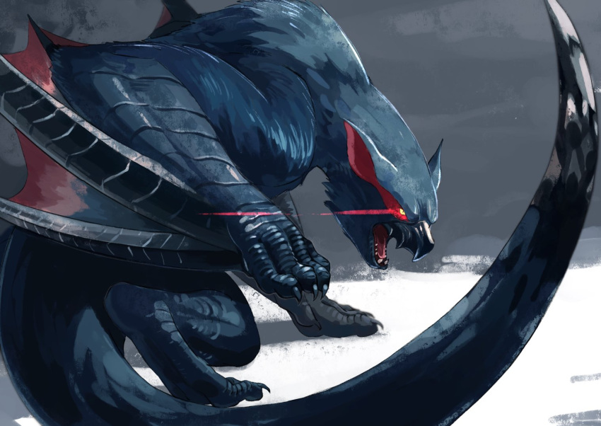 Safebooru - animal ears beak breasts claws dragon fang monster monster ...