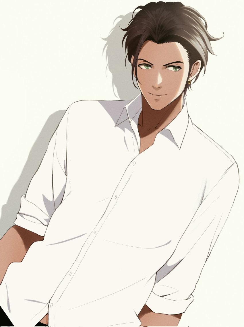 Safebooru - 1boy claude von riegan dark-skinned male dark skin fire ...