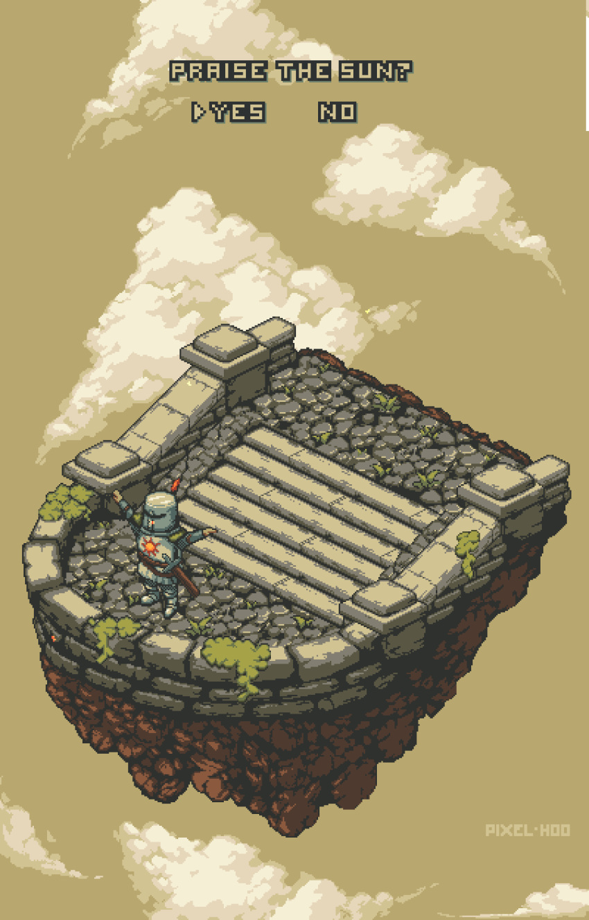 Safebooru - 1boy animated animated gif armor artist name brown theme ...