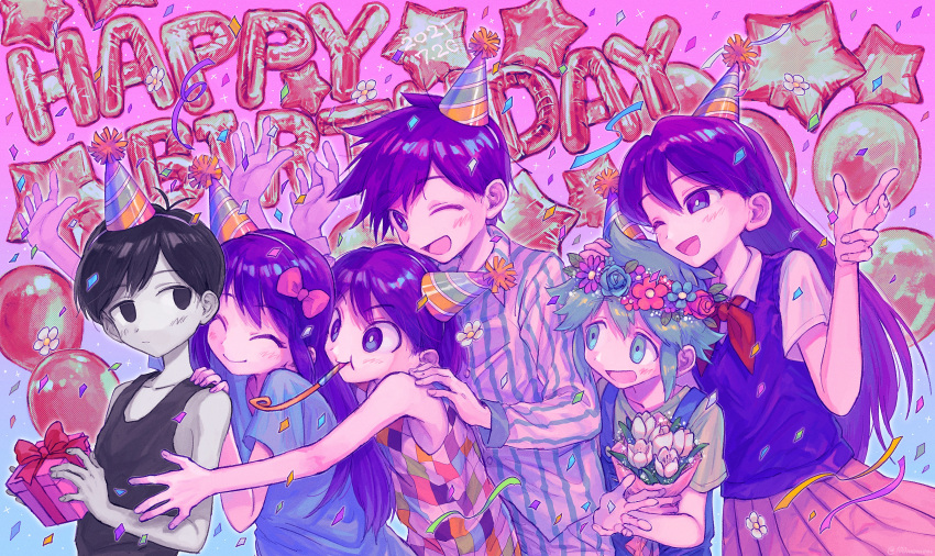 Safebooru - 2girls 4boys absurdres aubrey (headspace) (omori) aubrey ...