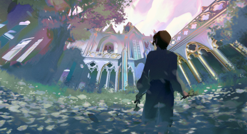 Safebooru - 1boy castle clouds commentary dream smp english commentary ...
