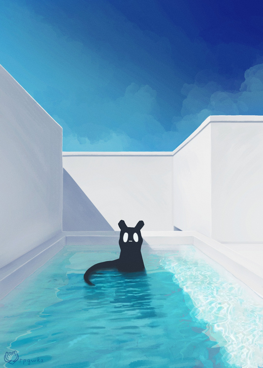 Safebooru - absurdres creature highres liminal space no humans no mouth ...