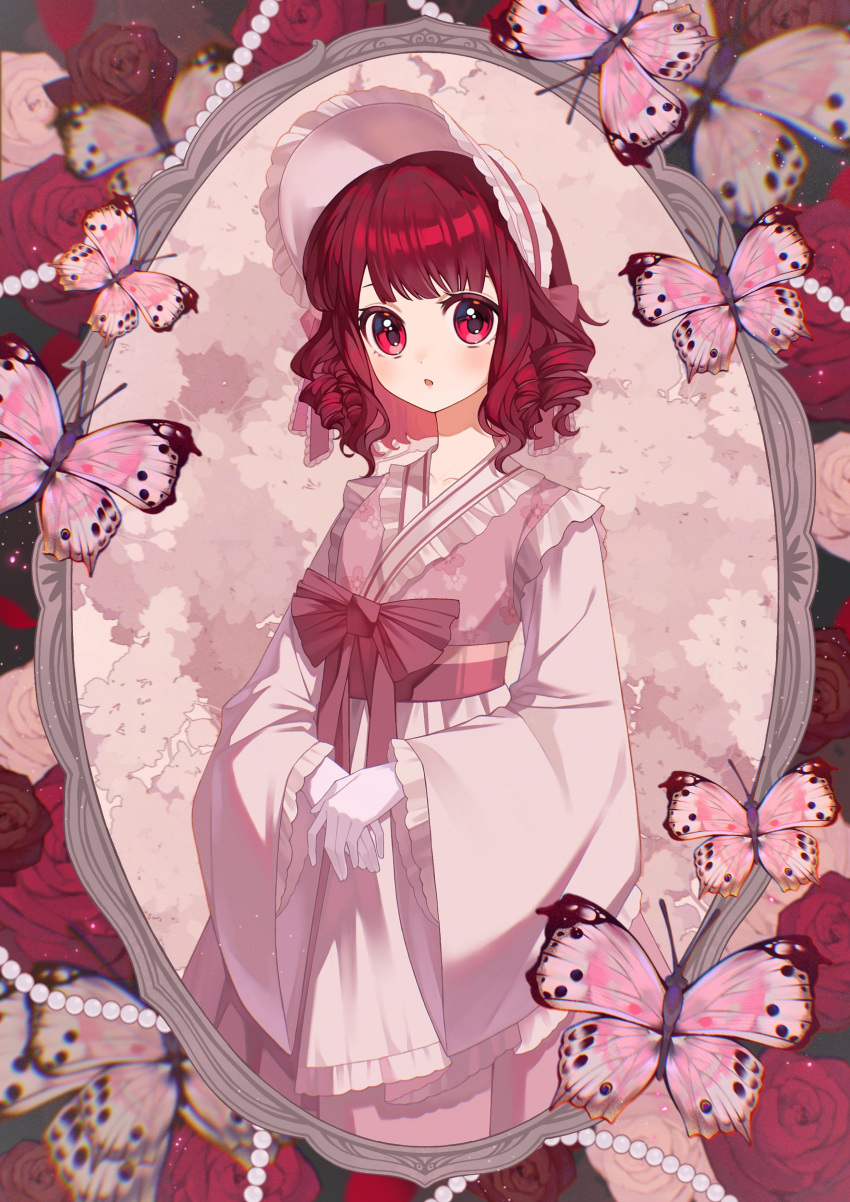 Safebooru - 1girl :o absurdres alternate costume alternate hairstyle arima kana blush bow bowtie ...