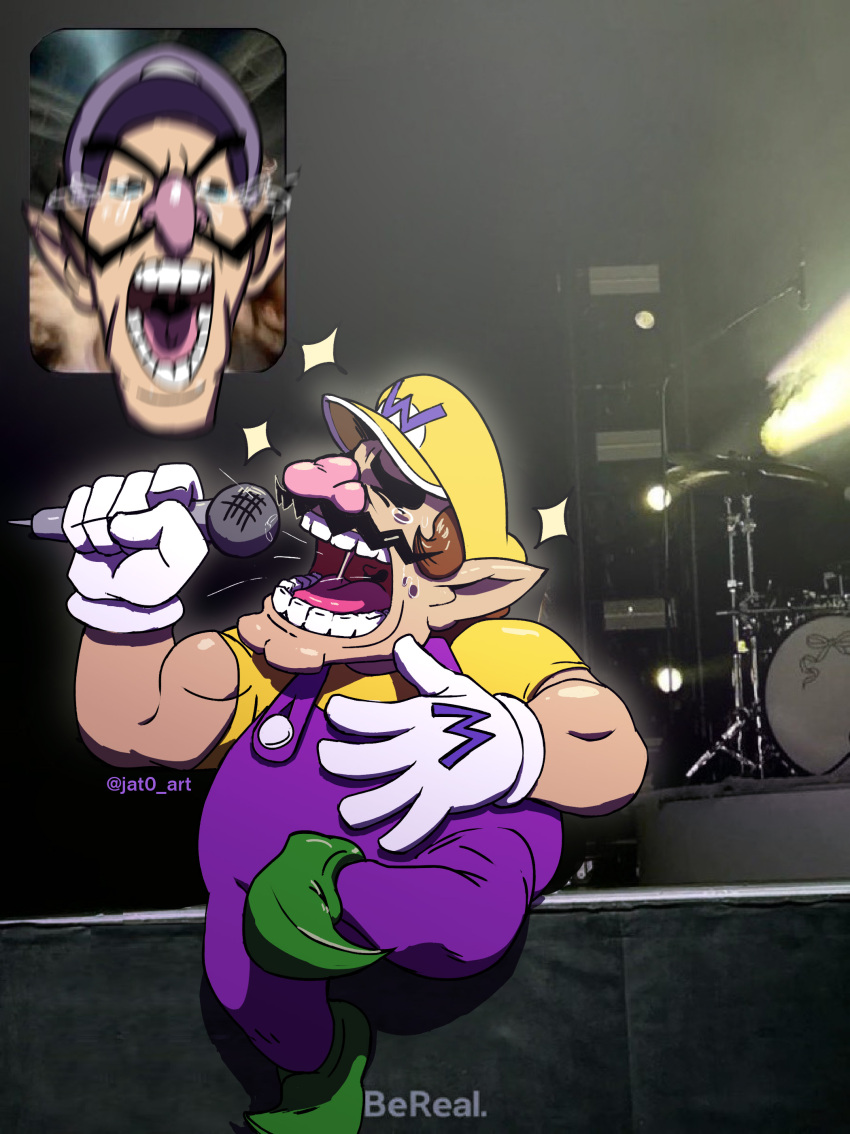 Safebooru - 2boys absurdres big nose closed eyes commentary crossed ...