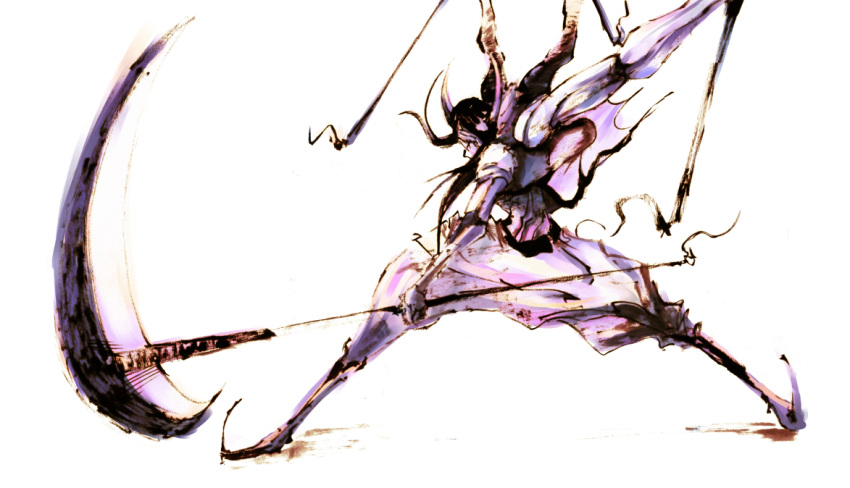 Safebooru - 1boy arms up arrancar black hair bleach commentary request ...