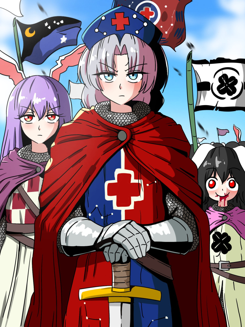 Safebooru - 6+girls alternate costume animal ears armor bamboo belt ...