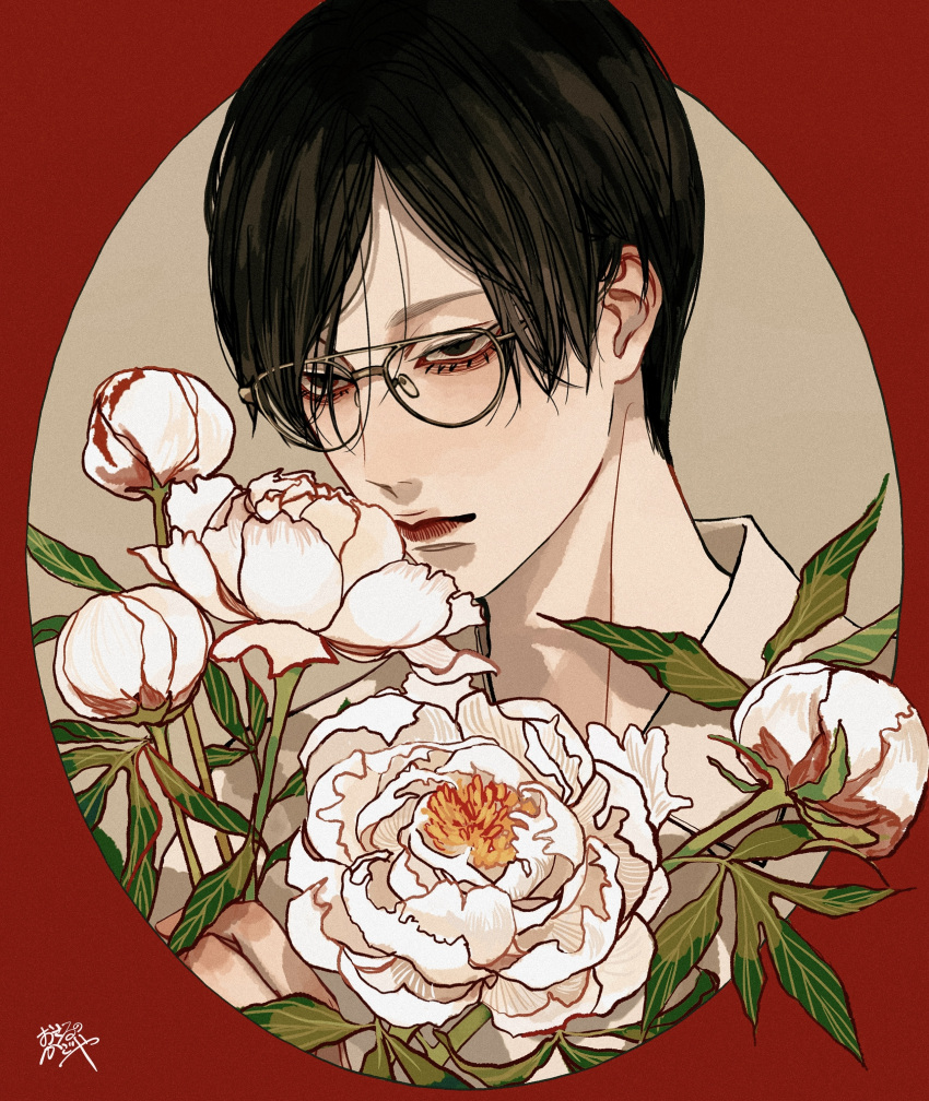 Safebooru 1boy Absurdres Black Eyes Black Hair Closed Mouth 1195