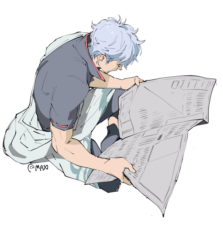 Safebooru - 1boy black pants black shirt commentary request full body ...