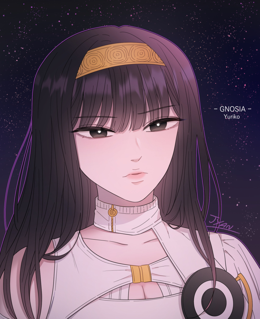 Safebooru - 1girl artist name black eyes black hair blunt bangs character name copyright name ...