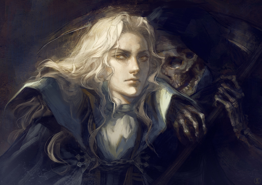 Safebooru - 1boy 1other alucard (castlevania) aristocratic clothes ...