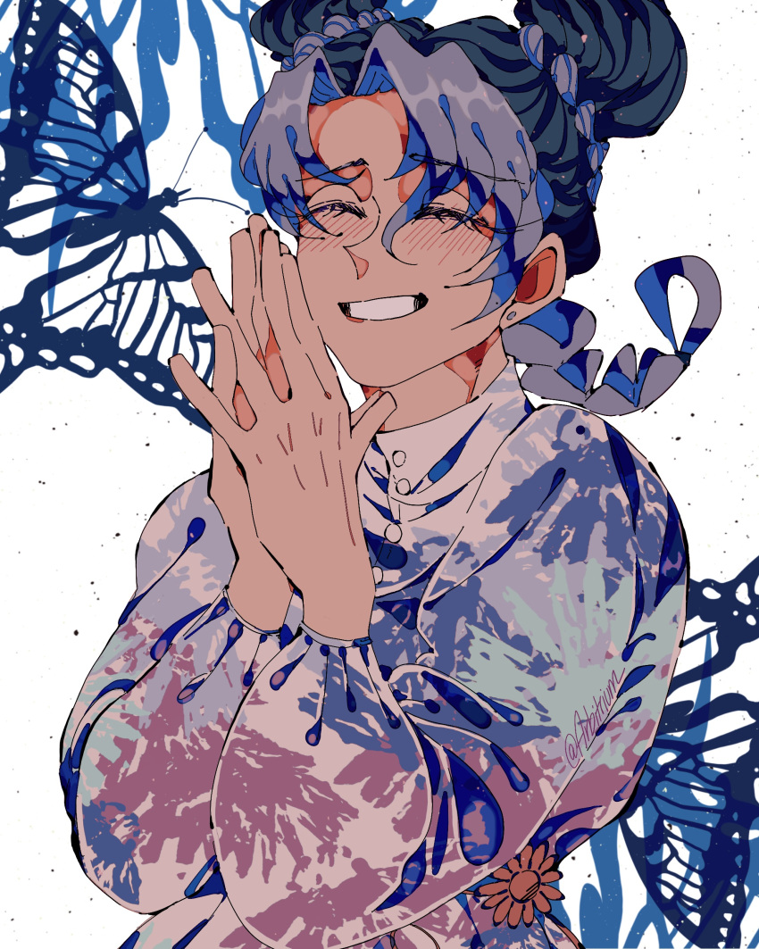 Safebooru - 1girl absurdres arbitrium closed eyes double bun hair bun ...