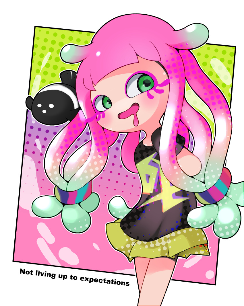 Safebooru - absurdres black shirt english text fish green eyes harmony ...