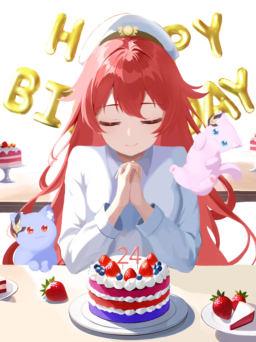 Safebooru - 1girl birthday cake breasts cake cake slice captain (honkai ...
