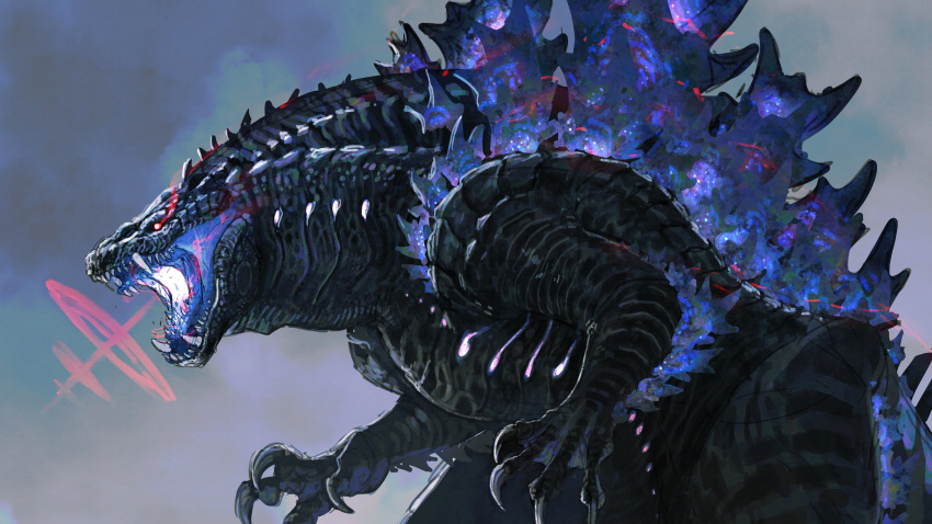 Safebooru - 202vincent absurdres animal focus claws eye trail fangs ...