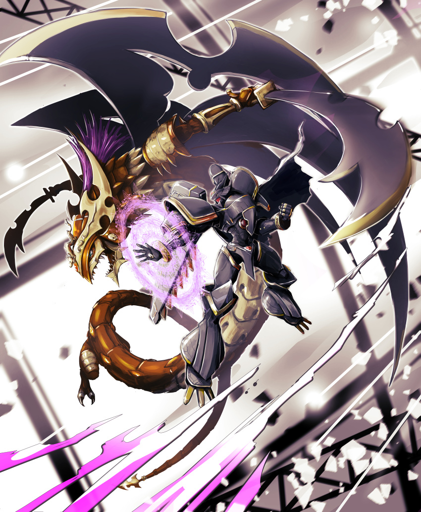 Safebooru - 152 in can absurdres alphamon armor black armor black ...