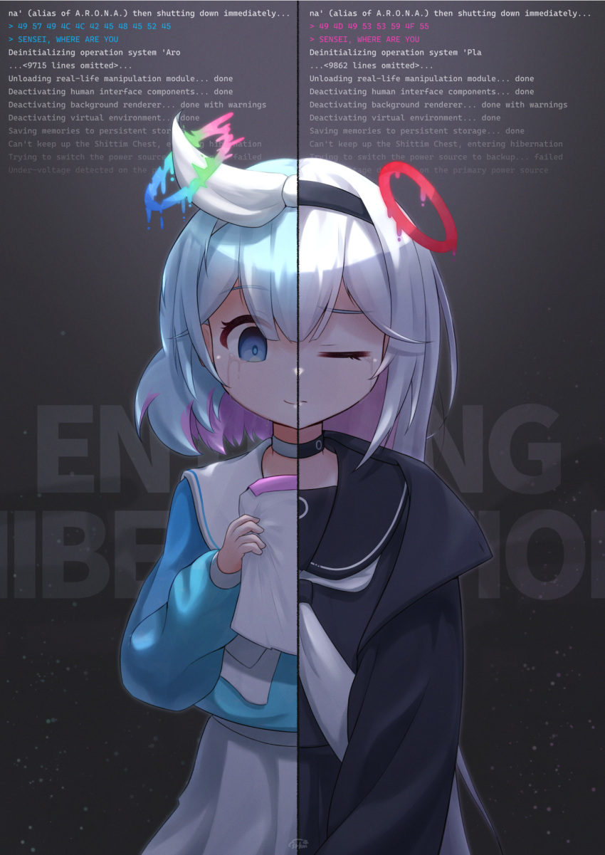 Safebooru - 2girls arona (blue archive) blue archive blue eyes blue ...