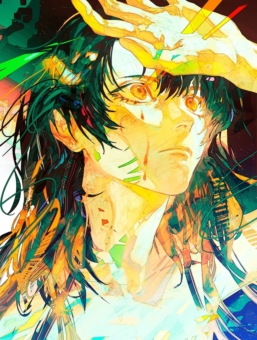 Safebooru 1girl Black Hair Closed Mouth Collarbone Hair Between Eyes 1702