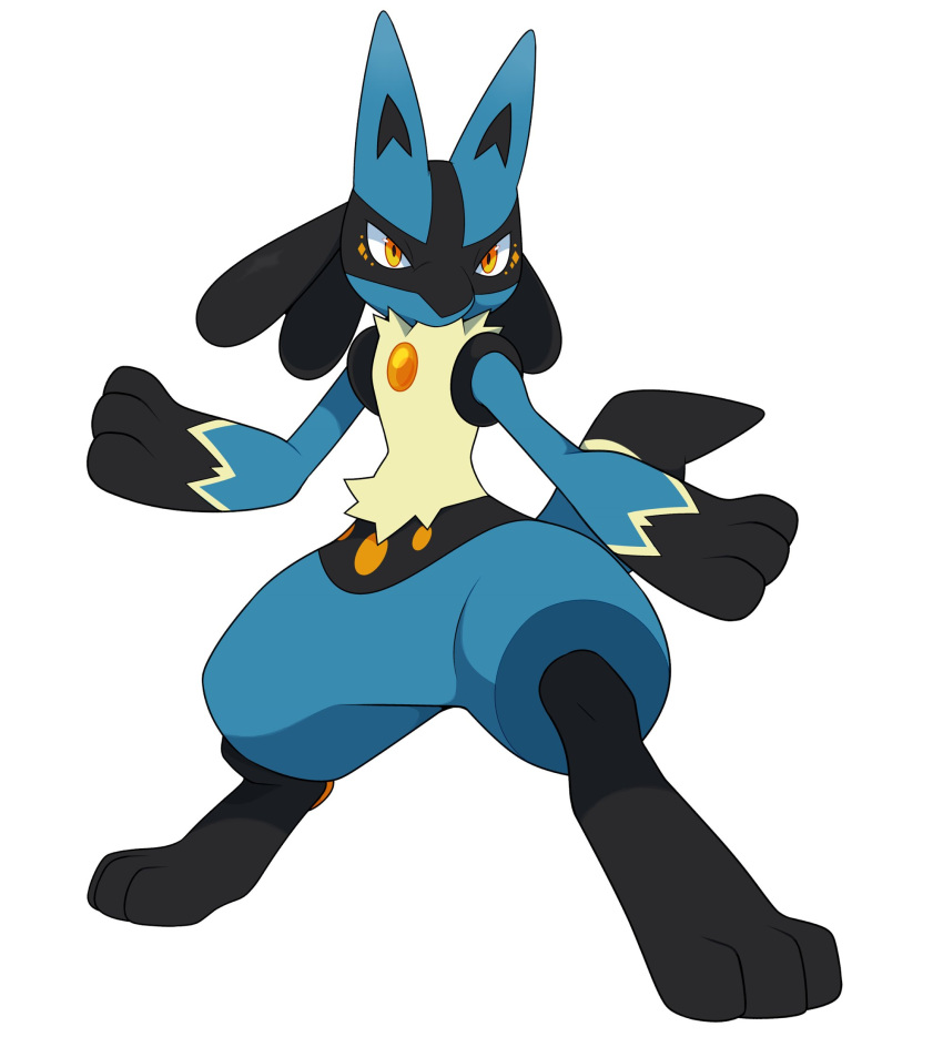 Safebooru - animal ears animal feet animal hands blue fur dextra ...